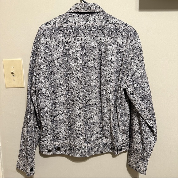 Jackets & Coats | Mens Snake Skin Pattern Jean Jacket Style | Poshmark